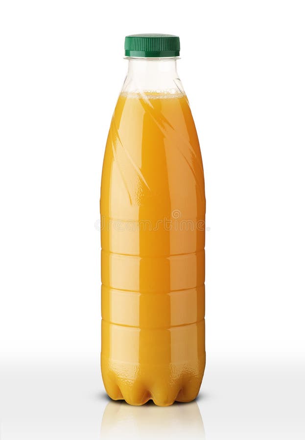 Uma Garrafa Grande Com Sumo De Laranja Foto de Stock - Imagem de aberto ...