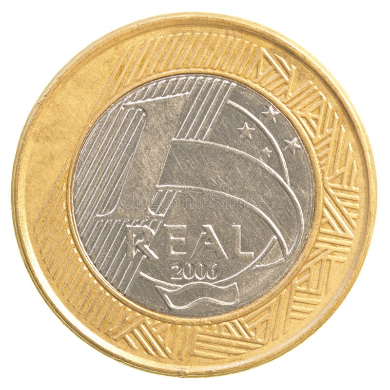 Moeda Real Brasileira De 5 Centavos Imagem de Stock - Imagem de troca ...