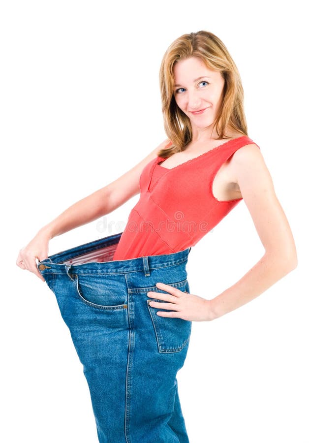 Uma Mulher Magro Faz a Boa Dieta Imagem de Stock - Imagem de corpo ...