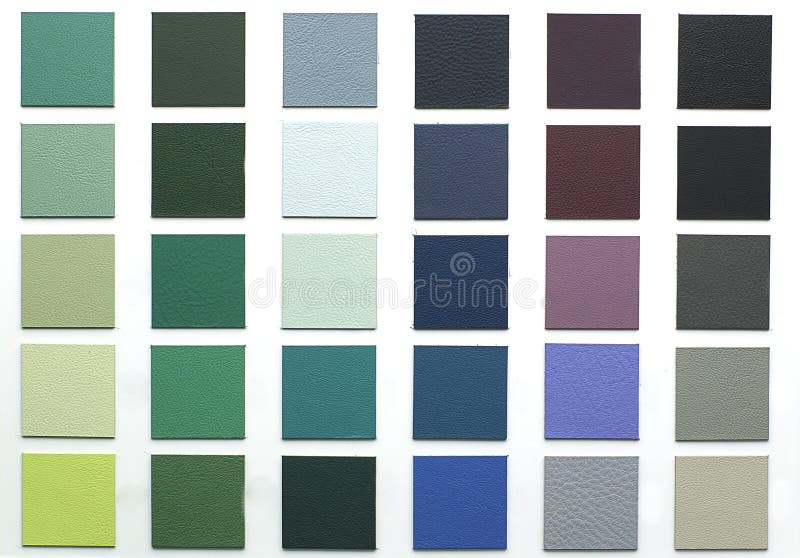 Uma Variedade De Textura Do Couro Da Cor Imagem de Stock - Imagem de ...