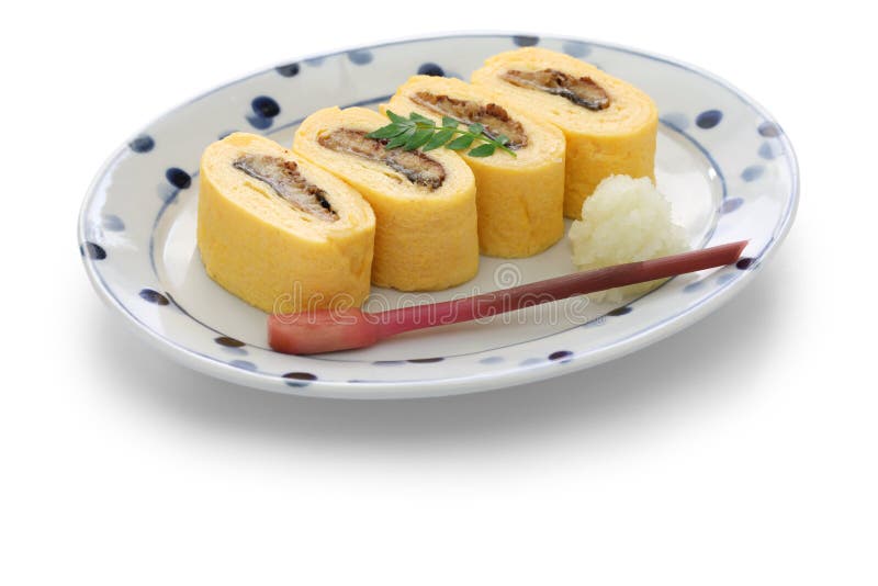 Umaki, Enguia Japonesa Omeleta Rolada, Imagem de Stock - Imagem de ...