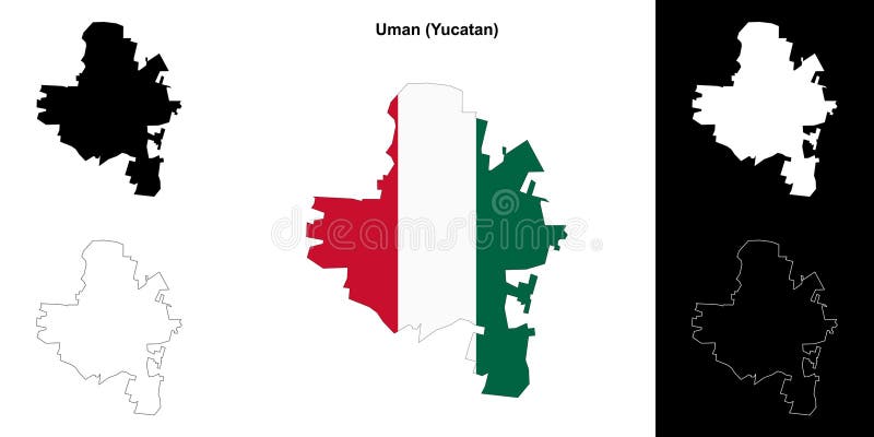 Uman outline map stock illustration. Illustration of infographic ...