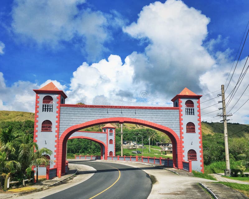 Umatac Spanish Bridge stock image. Image of territory - 133186145