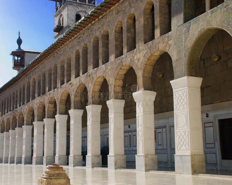 Umayyad-Moschee in Amman, Jordanien Stockfoto - Bild von amman, reise ...