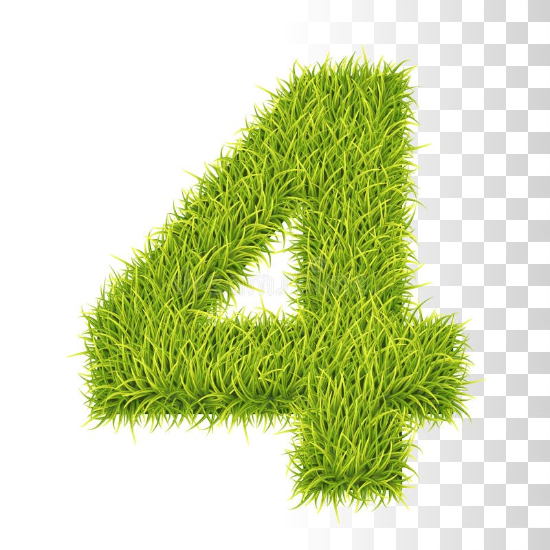 Umber Four Illustration stock vector. Illustration of fourth - 139280545