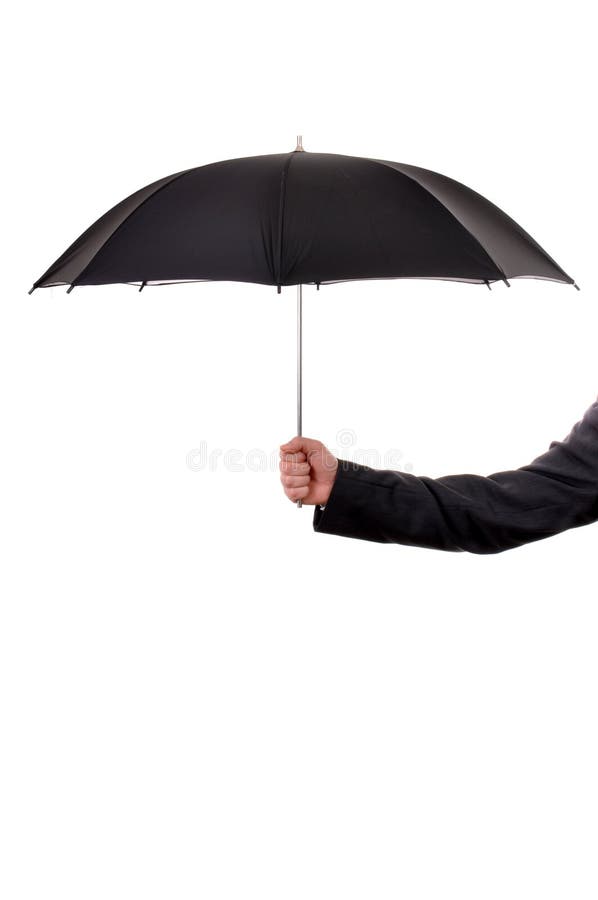 Butler holding an umbrella stock photo. Image of gentleman - 23413530
