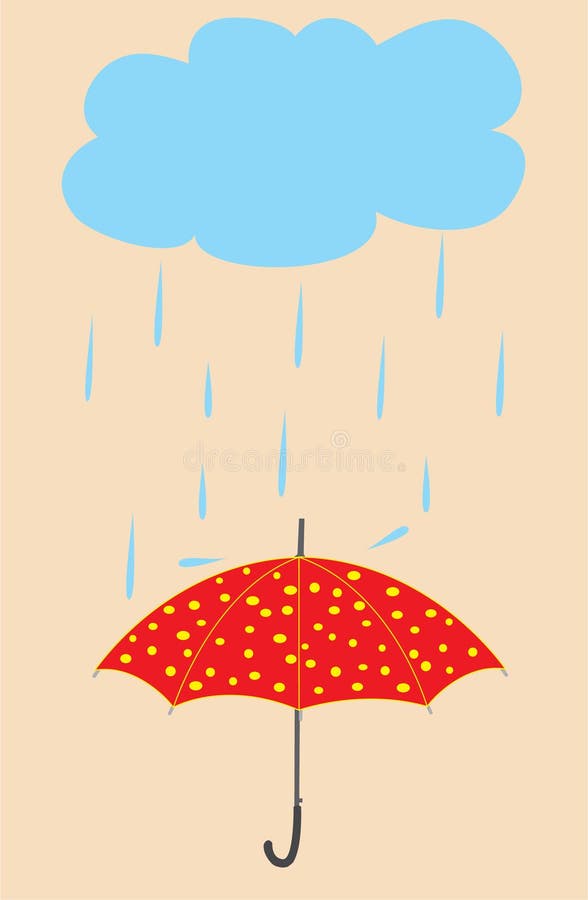Golden umbrella stock illustration. Illustration of abstract - 12092632