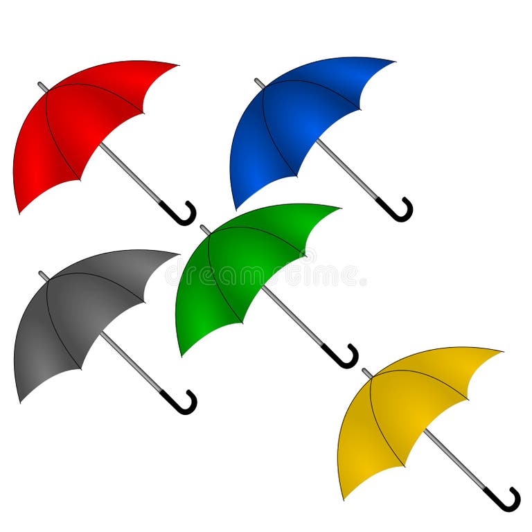 Umbrella Colors Stock Illustrations – 15,686 Umbrella Colors Stock ...