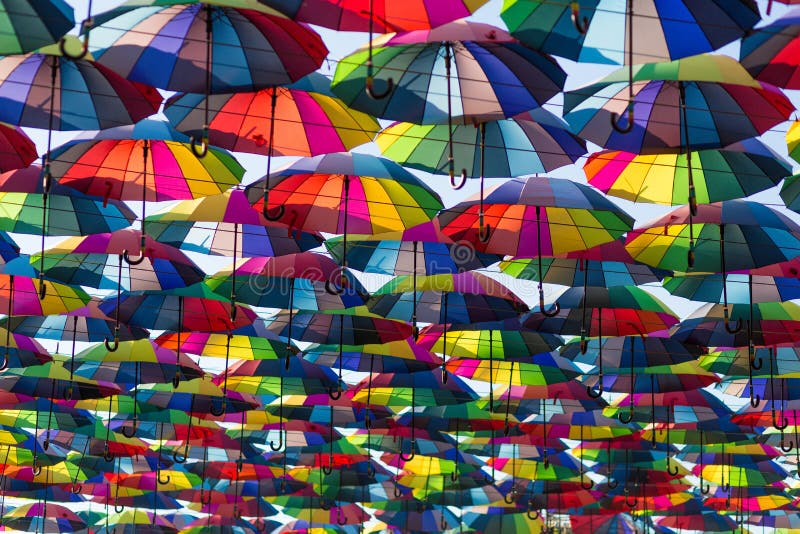 Umbrella abstract design stock image. Image of hanging - 74791647