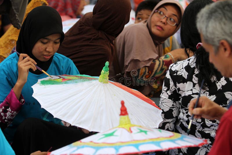 Umbrella Decorating Contest Editorial Stock Image - Image of central ...