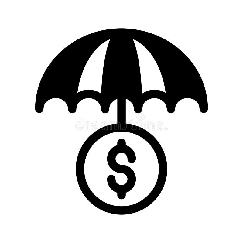 An Umbrella with a Dollar, Symbolizing Financial Protection Stock ...