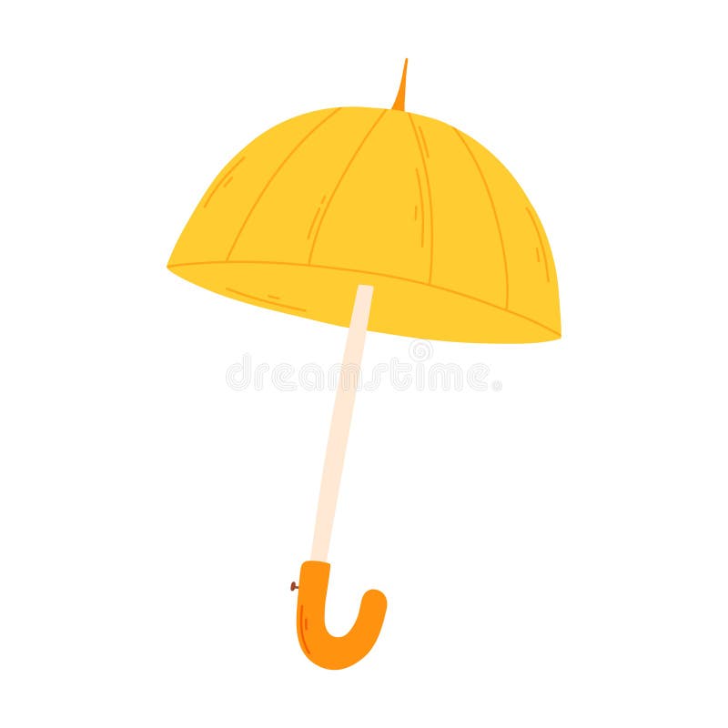 Umbrella In Flat Style Vector Illustration Stock Vector Illustration