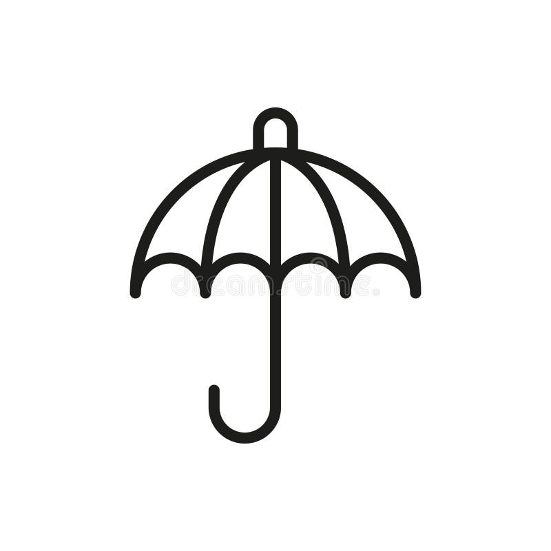 Umbrella Icon Vector Design Templates Simple and Modern Stock Vector ...
