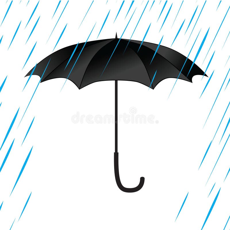 Umbrella Protection from Rain Vector Icon Stock Vector - Illustration ...