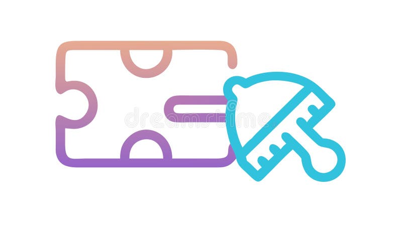 Umbrella & Puzzle Piece, Protection Solutions & Problem Solving, Vector ...