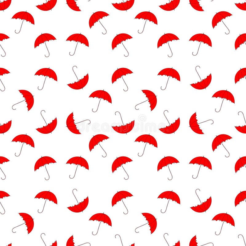 Umbrella seamless pattern stock vector. Illustration of drop - 83942070