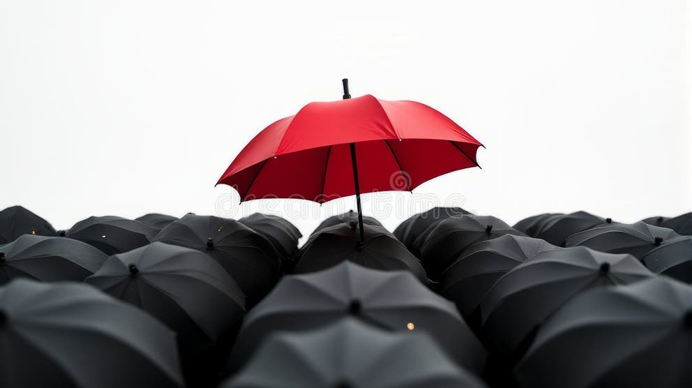 Umbrella Shield: Protection and Security Amidst the Storm (Generated ...