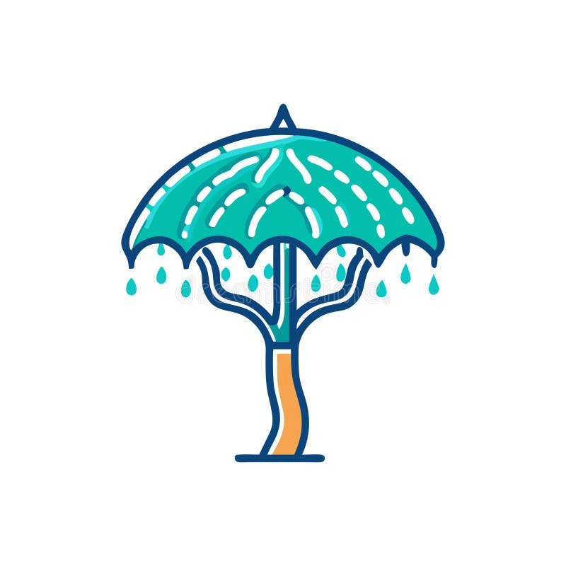 Umbrella Vector Icon: Protection, Rain, Weather, and Security Concepts ...