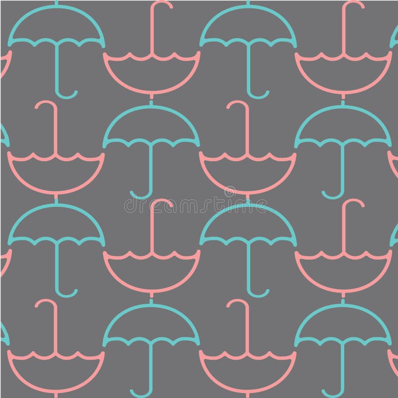 Umbrellas Background. Vector Illustration Decorative Background Design ...