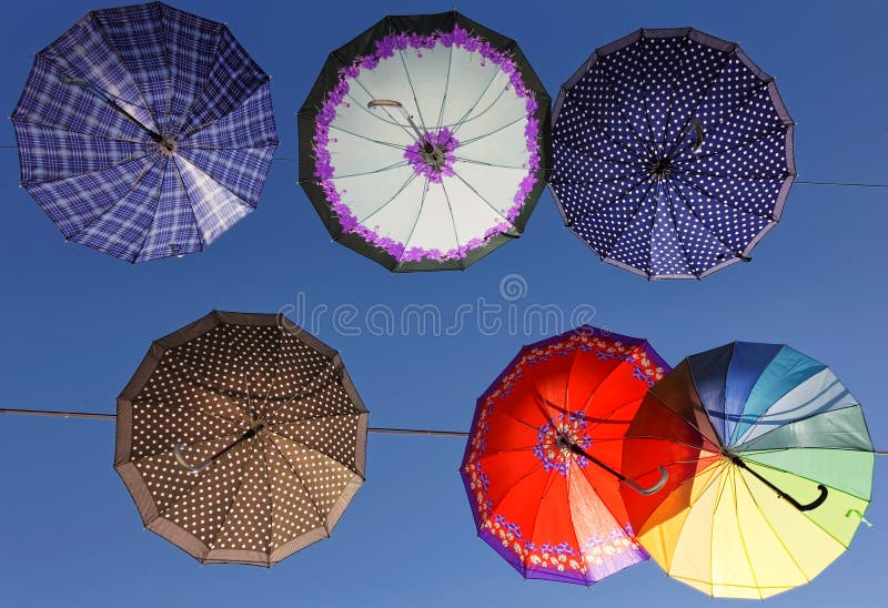 Umbrellas at a Turkish Bazaar Stock Photo - Image of bazar, travel ...