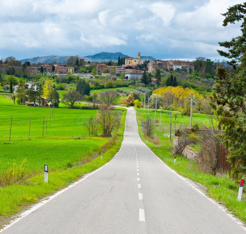 Umbrian Valley stock photo. Image of excavations, farm - 26647698