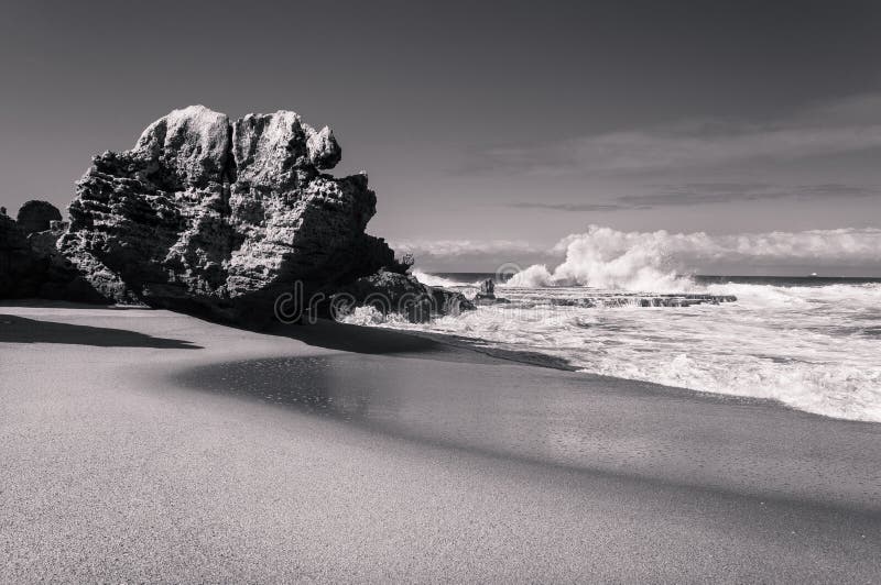 Umdloti Rock Formation stock photo. Image of silver, high - 25295820