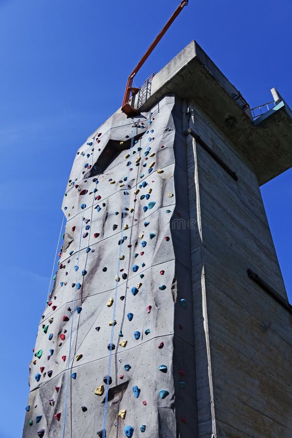 Climbing Tower for Practice in Vannas Editorial Photography - Image of ...