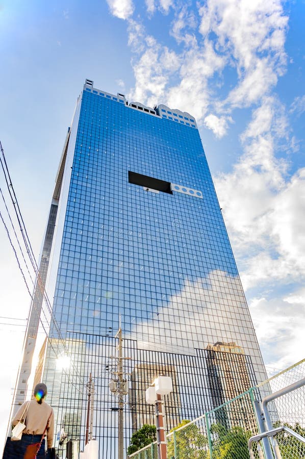 Umeda building in Osaka editorial stock photo. Image of wide - 286884293