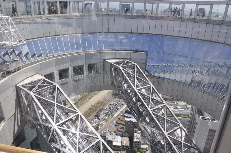 Umeda Sky Tower Building Interior in Osaka City of Japan Editorial ...