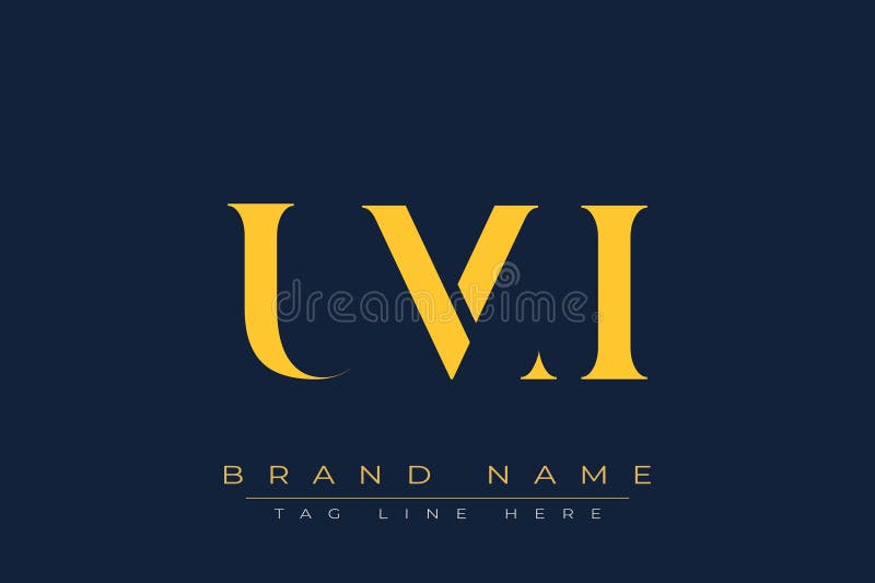UMI Abstract Letter Logo Design Stock Vector - Illustration of design ...