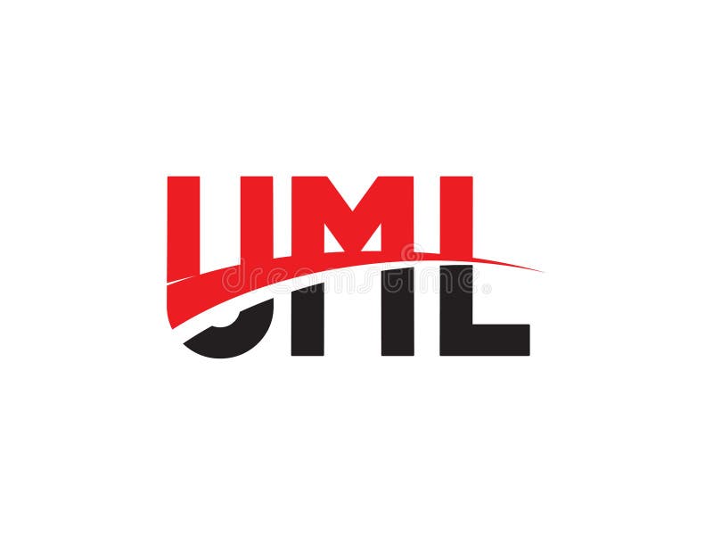 UML Letter Initial Logo Design Vector Illustration Stock Vector ...