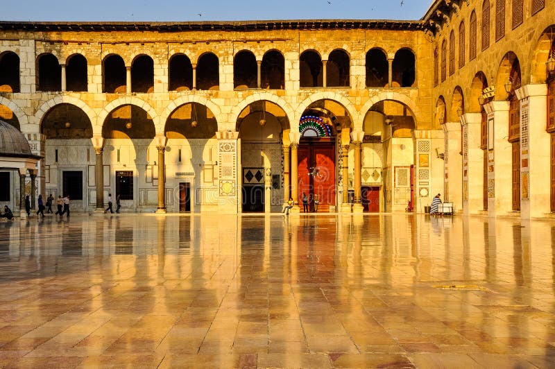 Ummyad Mosque in Damascus, Syria Stock Photo - Image of civilization ...