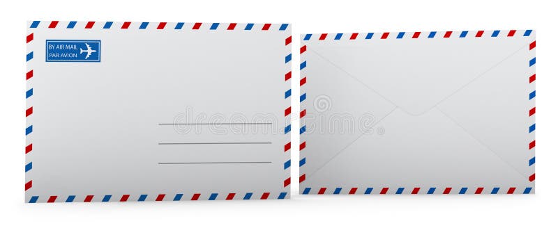 Umschlag stock abbildung. Illustration von leer, getrennt - 35192505