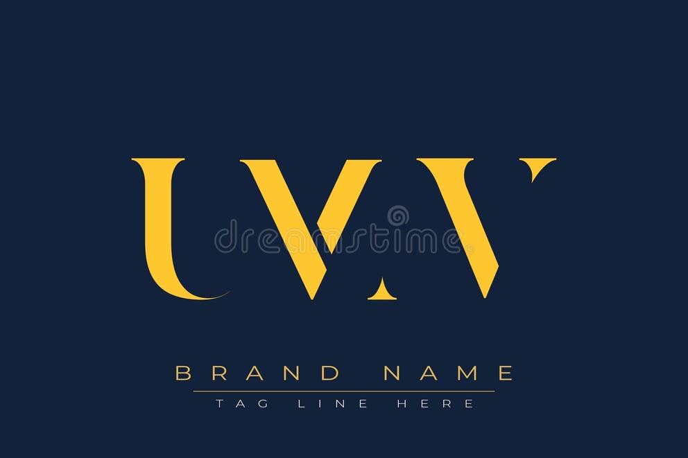 UMV Abstract Letter Logo Design Stock Vector - Illustration of ...