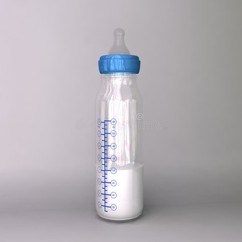 Botella de bebé stock de ilustración. Ilustración de botella - 15571165