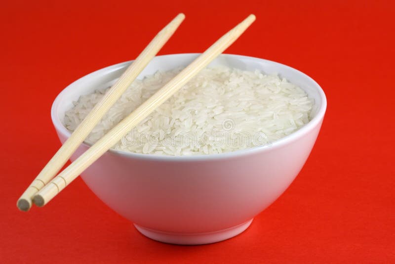 Bol de riz image stock. Image du nourriture, chinois - 10316171