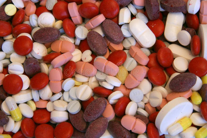 Un bon nombre de pillules photo stock. Image du santé - 8474146