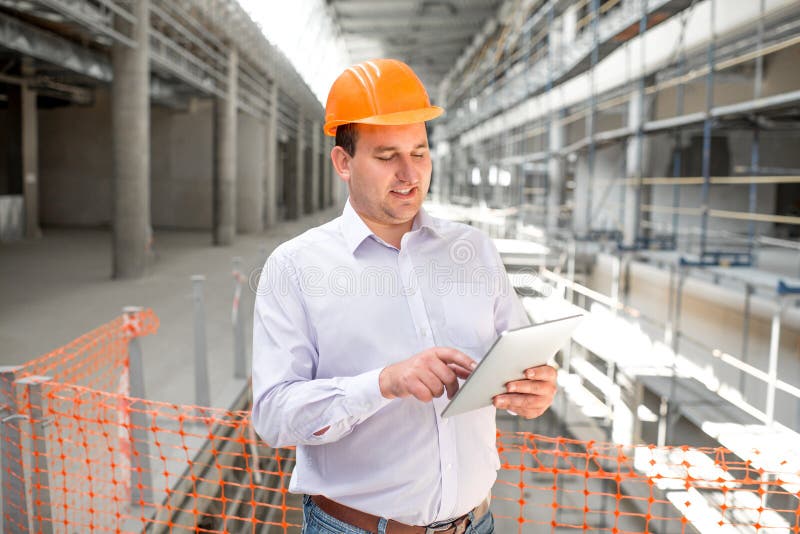 Un Capataz En La Construcción Foto de archivo - Imagen de industrial ...