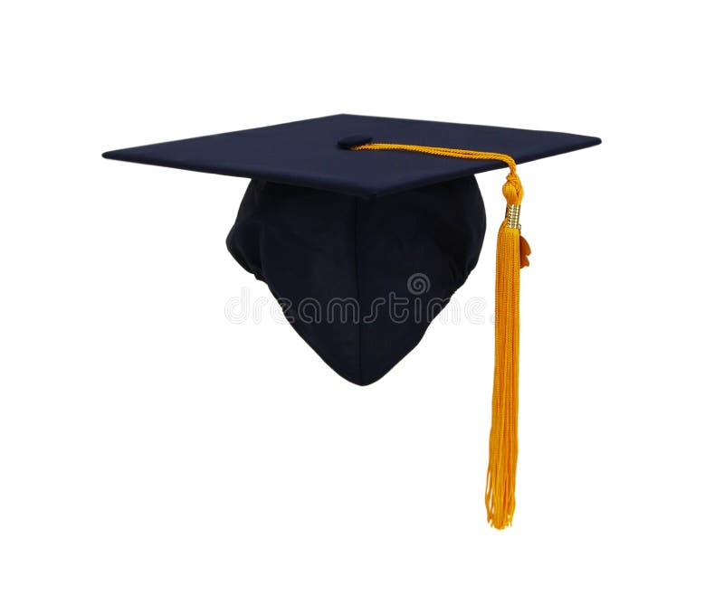 Un Chapeau De Graduation D'honneur Photo stock - Image du blanc, bleu ...