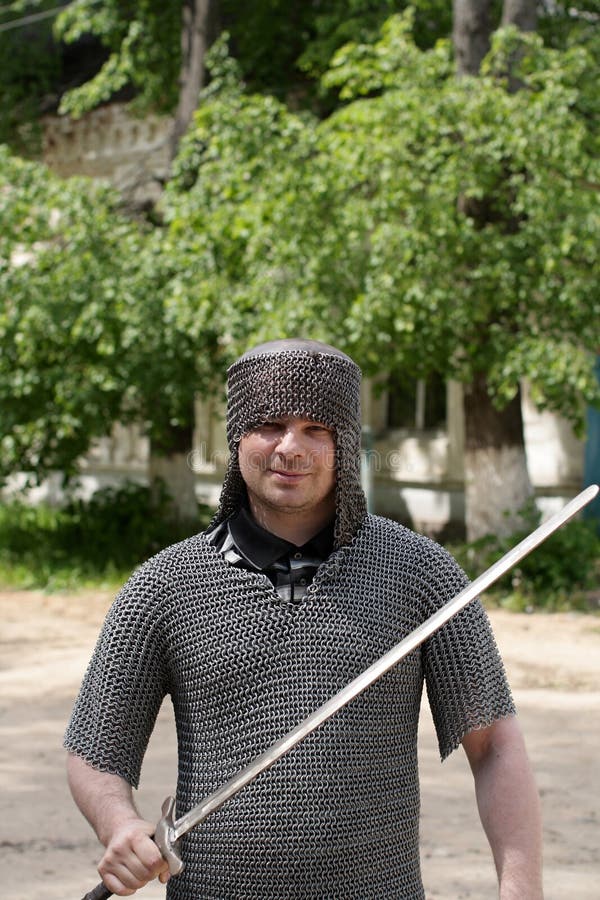 Un chevalier image stock. Image du martial, protection - 6298313