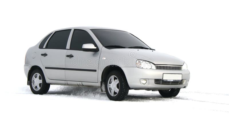 Un coche gris imagen de archivo. Imagen de moderno, automotor - 18120565