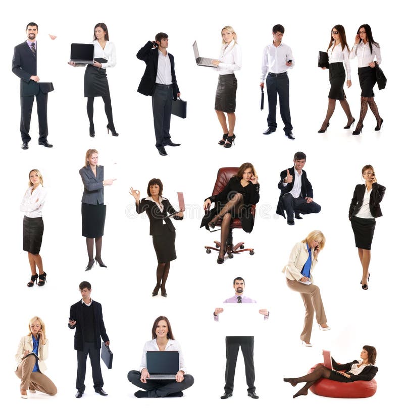 Un Conjunto De Diversos Hombres De Negocios Foto de archivo - Imagen de ...