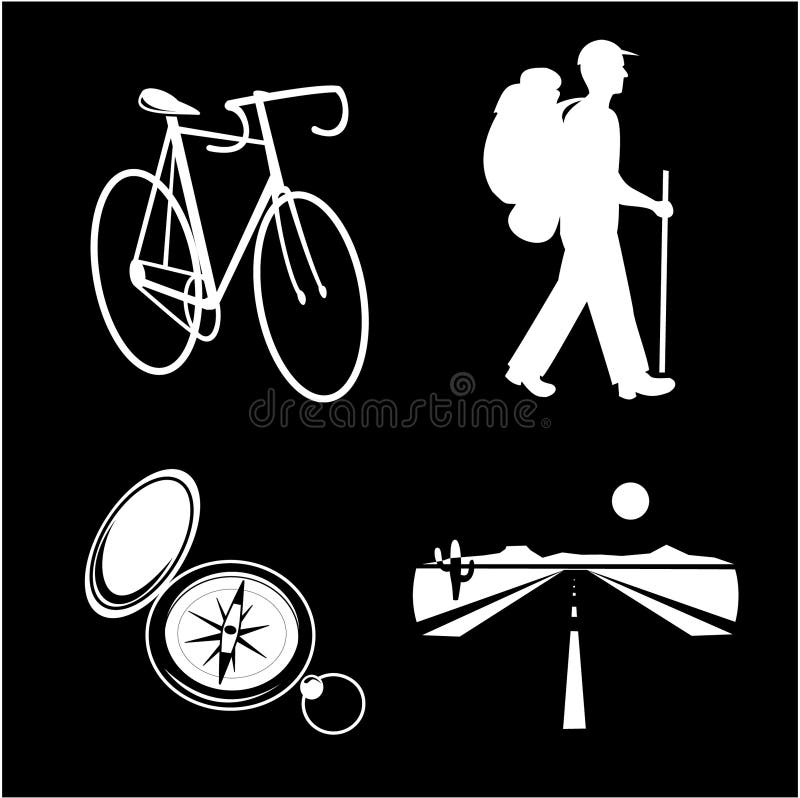 Icono Del Viajero Del Vector Ilustración del Vector - Ilustración de ...