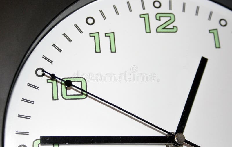 Un cuarto a uno imagen de archivo. Imagen de segundos, cuarto - 56205