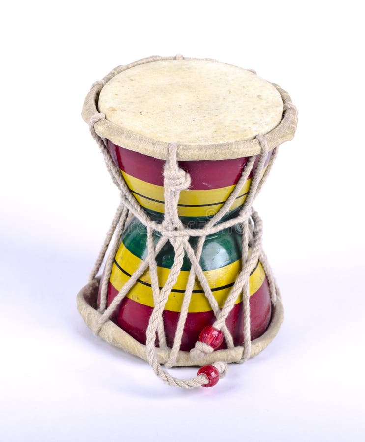 Un Damru Del Instrumento Musical Foto de archivo - Imagen de fondo ...