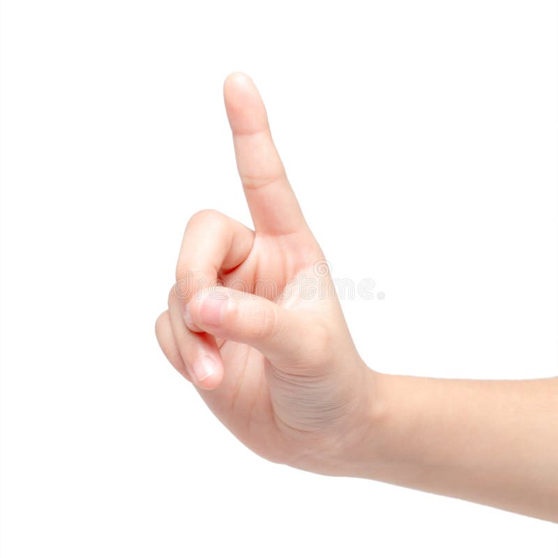 Un dedo foto de archivo. Imagen de cuenta, punta, primero - 69623972