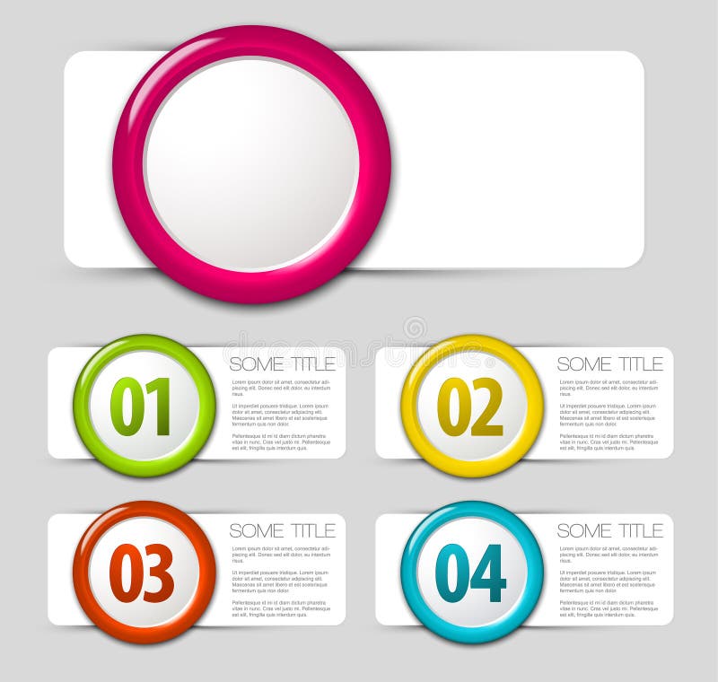 Un Dos Tres Cuatro - Iconos Planos Del Progreso Del Vector Para Cuatro ... Un Dos Tres Cuatro - Iconos Planos Del Progreso Del Vector Para Cuatro ...