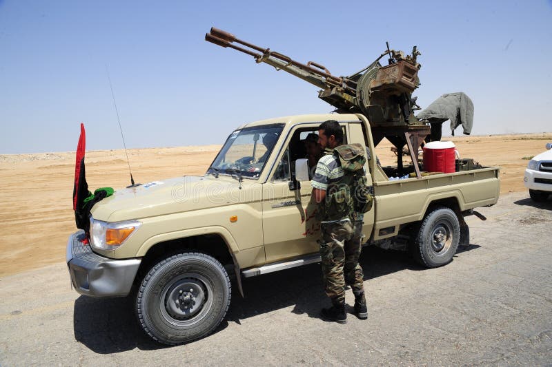 Un esercito libico libero fotografia stock editoriale. Immagine di ...