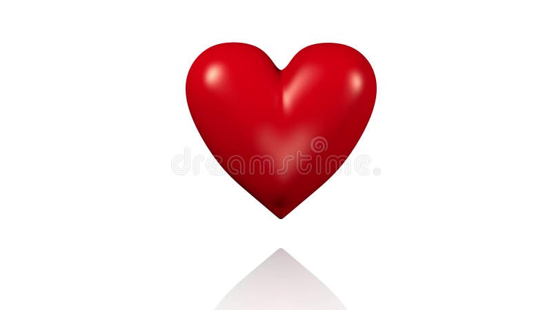 Un Grand Coeur Battant Rouge Banque De Vidéos - Vidéo du causerie ...