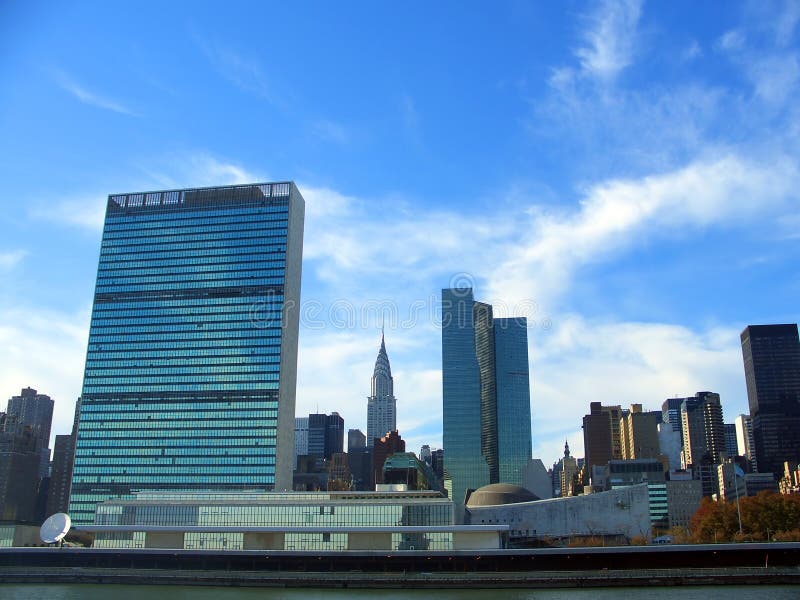 UN Headquarters, Manhattan, New York Editorial Photography - Image of ...
